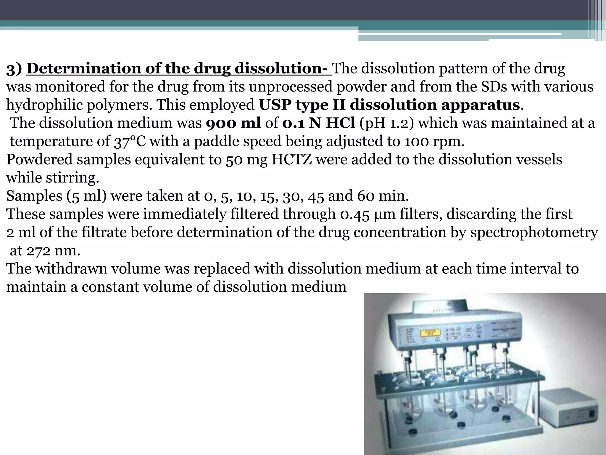 Solid dispersion technique | PPTX