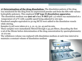 Solid dispersion technique | PPTX