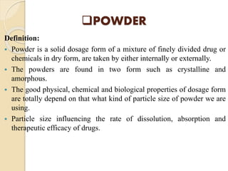 Solid dosage form | PPTX | Pharmaceutical Drugs | Medical Health