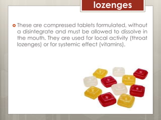 Solid dosage forms | PPTX