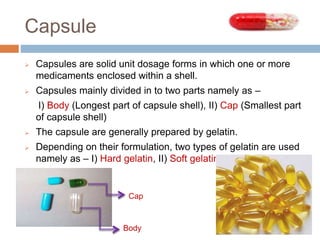Solid dosage forms | PPTX