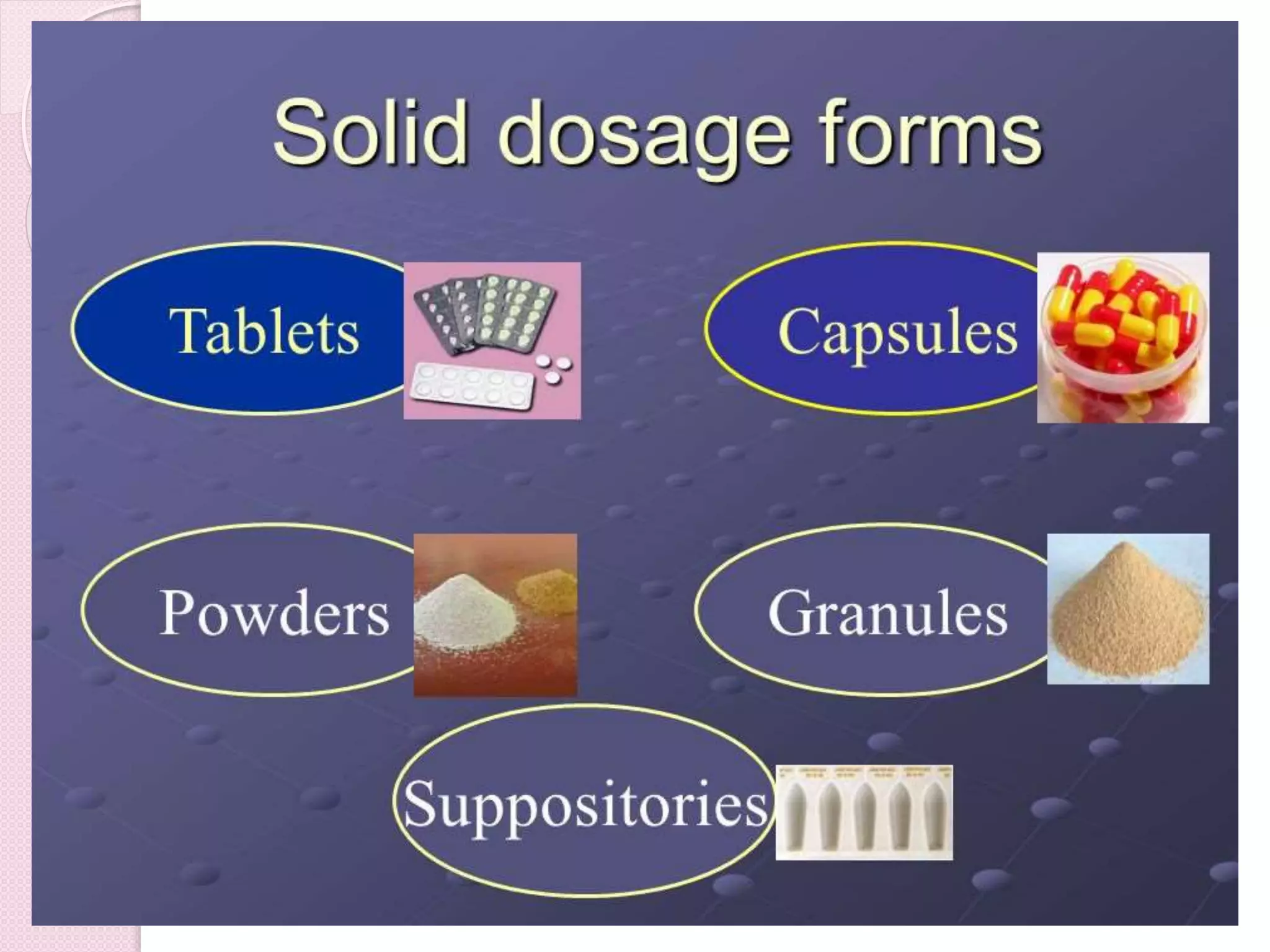 Solid dosage forms ppt | PPTX