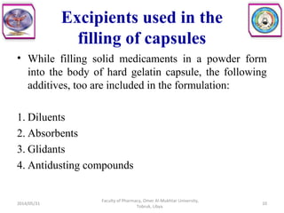 Solid dosage forms (capsules) | PPT