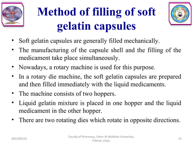 Solid dosage forms (capsules) | PPT