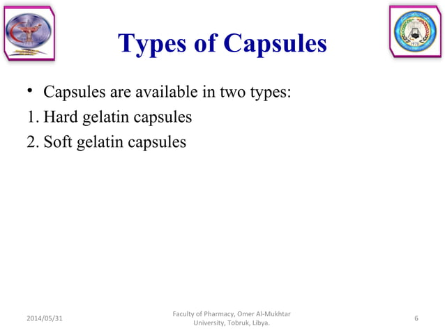 Solid dosage forms (capsules) | PPT