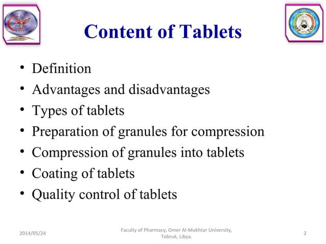 Solid dosage forms (tablets) | PPT | Pharmaceutical Industry | Industries