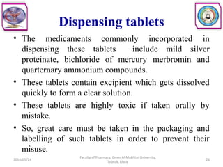 Solid dosage forms (tablets) | PPT