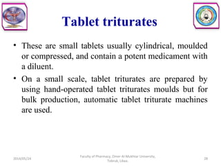 Solid dosage forms (tablets) | PPT