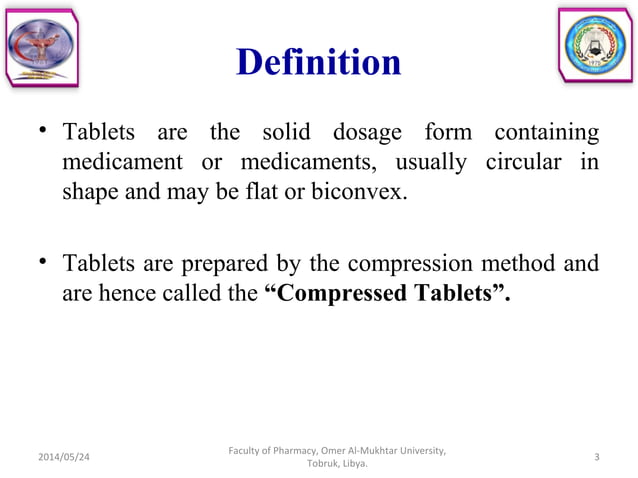 Solid dosage forms (tablets) | PPT | Pharmaceutical Industry | Industries