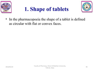 Solid dosage forms (tablets) | PPT