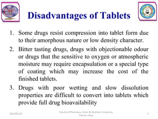 Solid dosage forms (tablets) | PPT