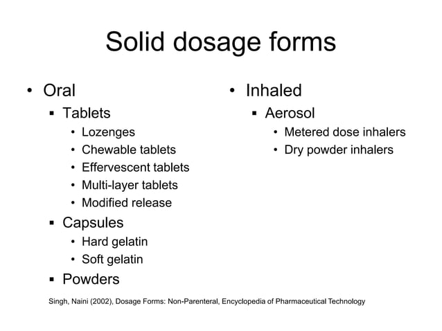 SolidDosageProcessing (1).ppt | Chemistry | Science
