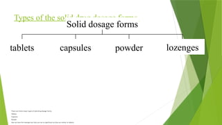 solid drug dosage form notes for health science students.pptx