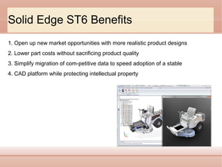 Solid edge st6 – design better by Panso Solutions | PPT