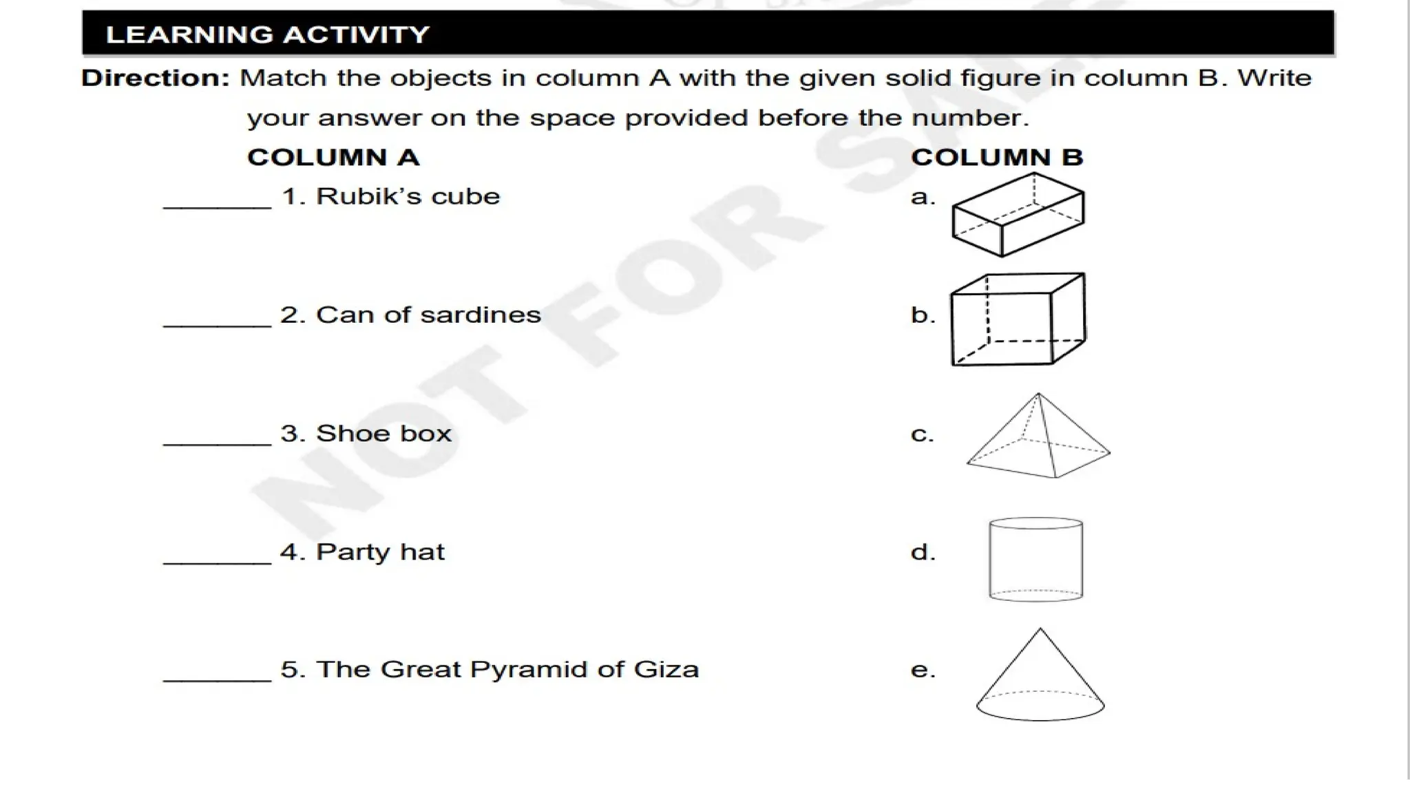 Solid Figure. power point presentation grade 5 | PPTX