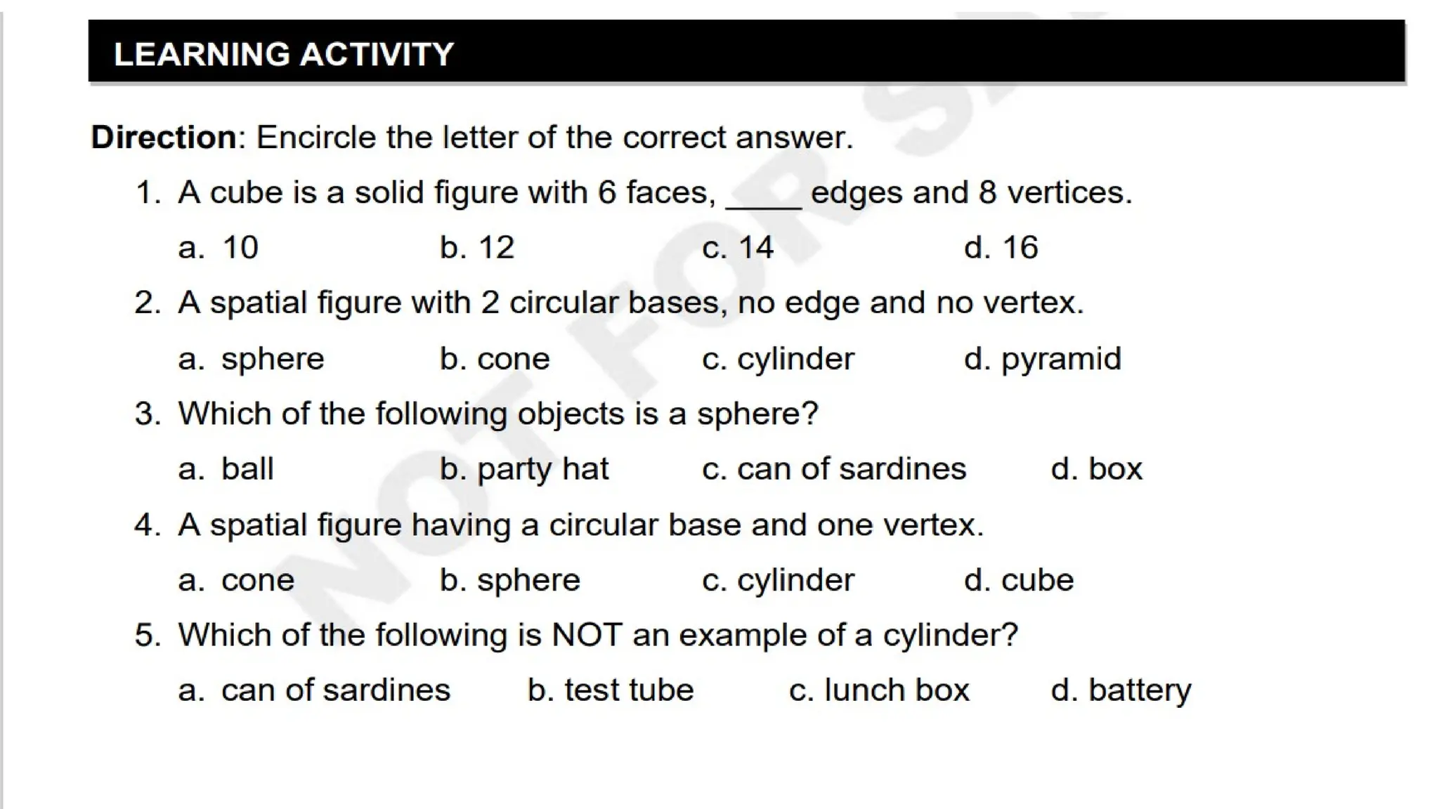 Solid Figure. power point presentation grade 5 | PPTX