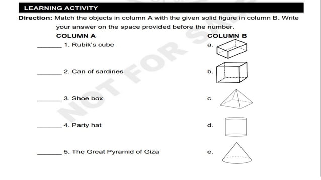 Solid Figure. power point presentation grade 5 | PPTX