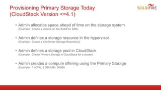 Solid fire cloudstack storage overview - CloudStack European User Group | PPTX