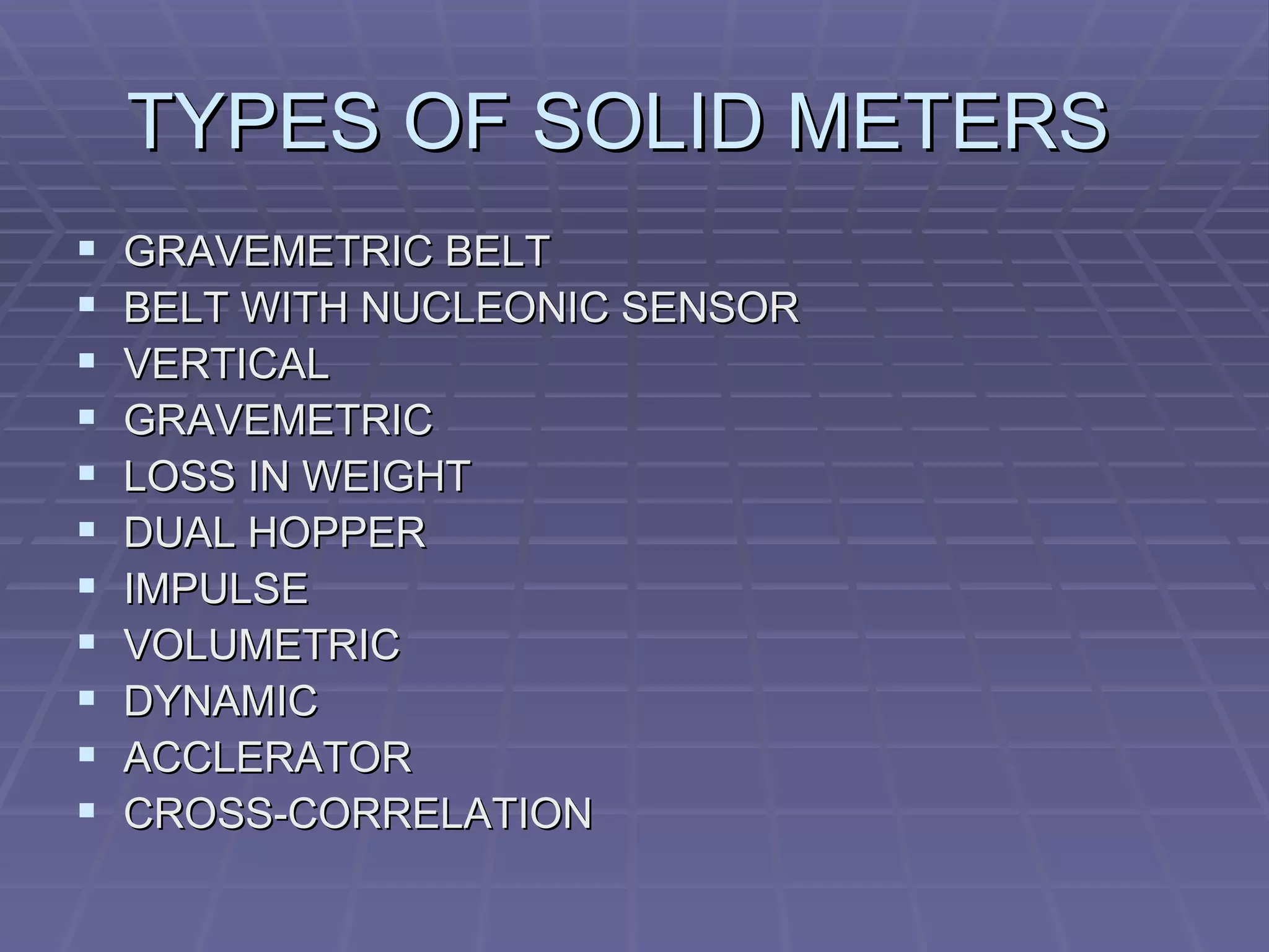 Solid Flow Meters | PPT
