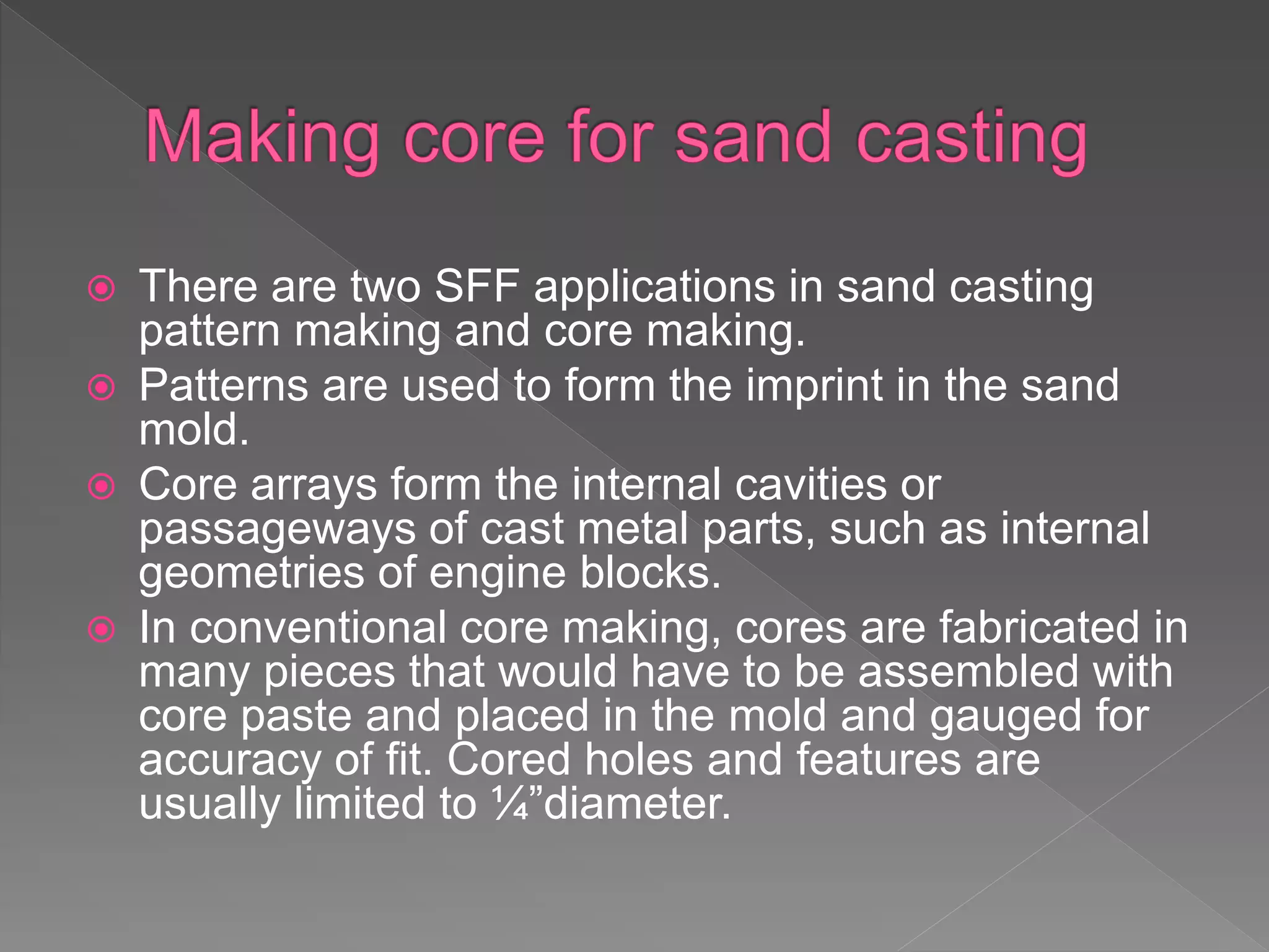 Solid freeform fabrication (sff) | PPT