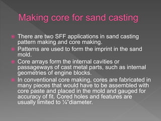 Solid freeform fabrication (sff) | PPTX