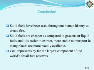 Solid fuel | PPTX