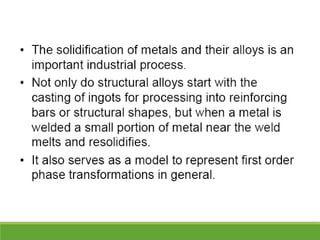 Solidification | PPT | Chemistry | Science