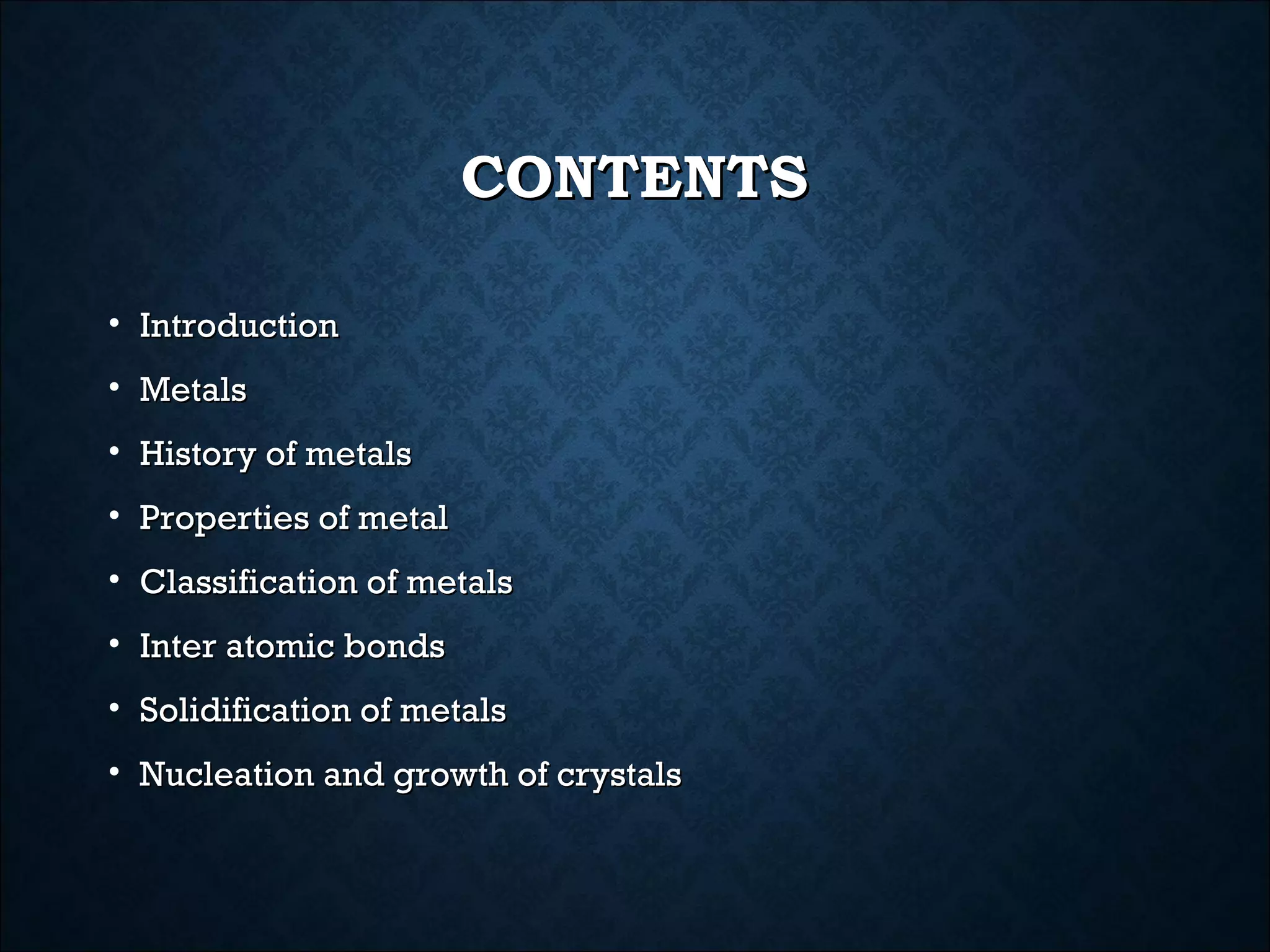 Solidification of metals | PPT