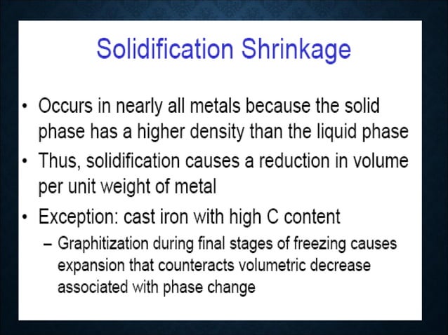 Solidification of metals | PPT