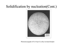 Solidification | PPT