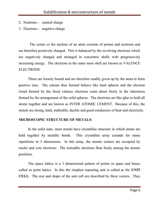 Solidification and microstructure of metals/certified fixed orthodontic courses by Indian dental ...