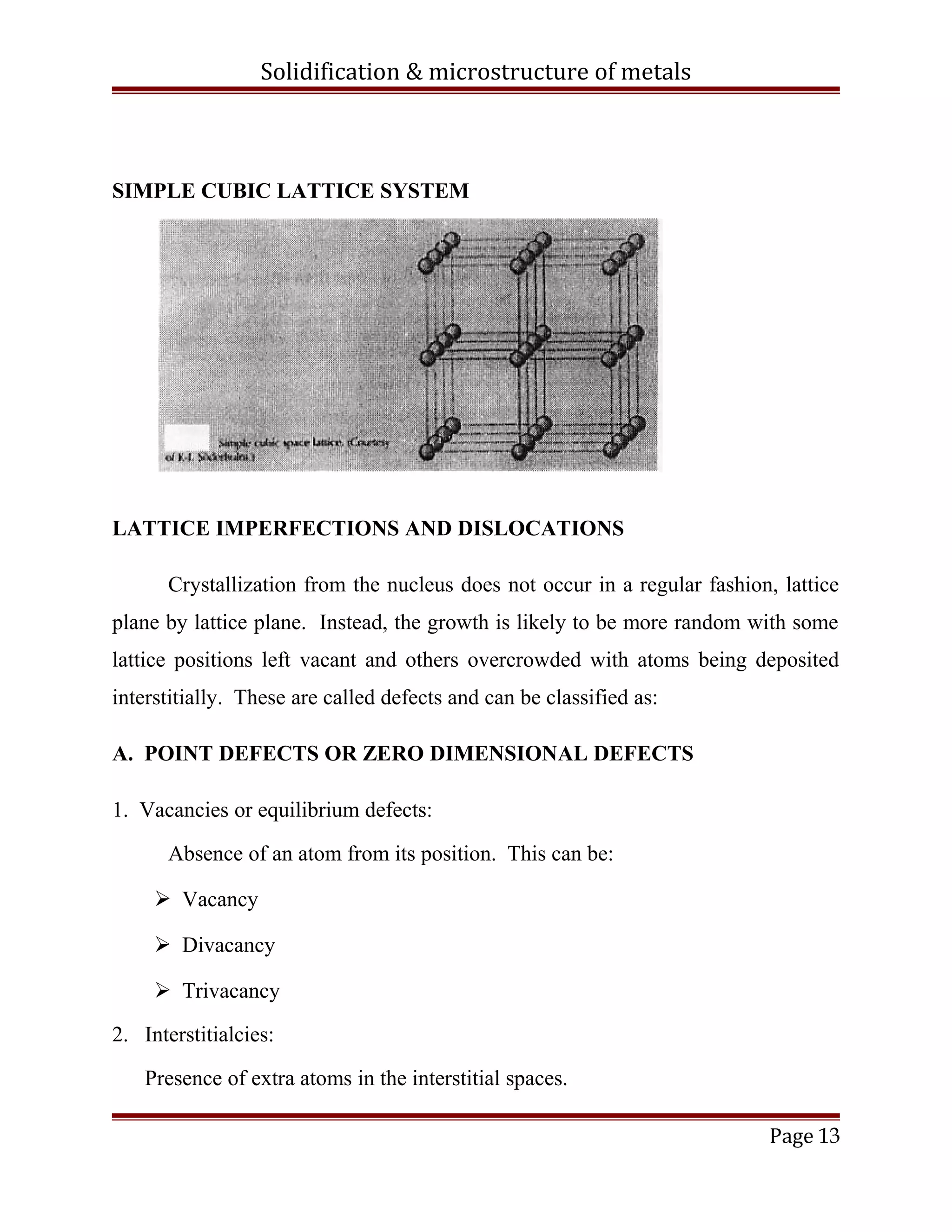 Solidification And Microstructure Of Metals Dental Lab Technology