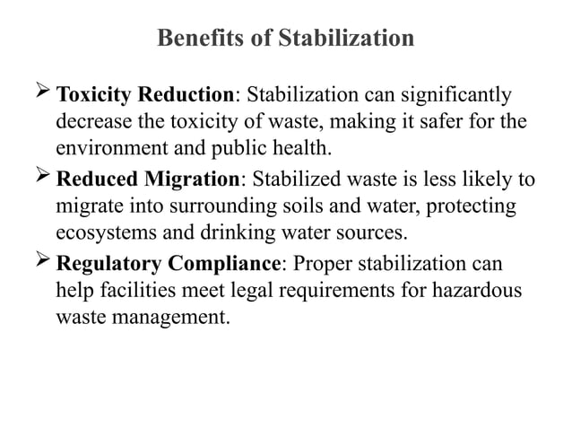 Solidification and Stabilization of hazardous waste.pptx