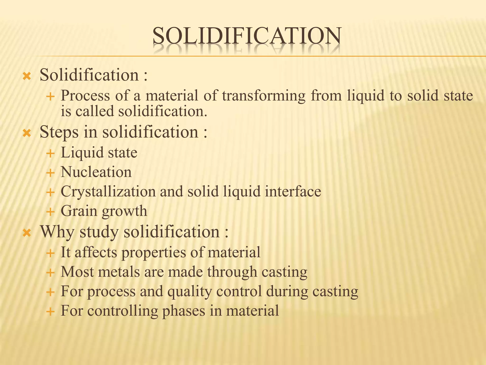Solidification of alloys | PPTX