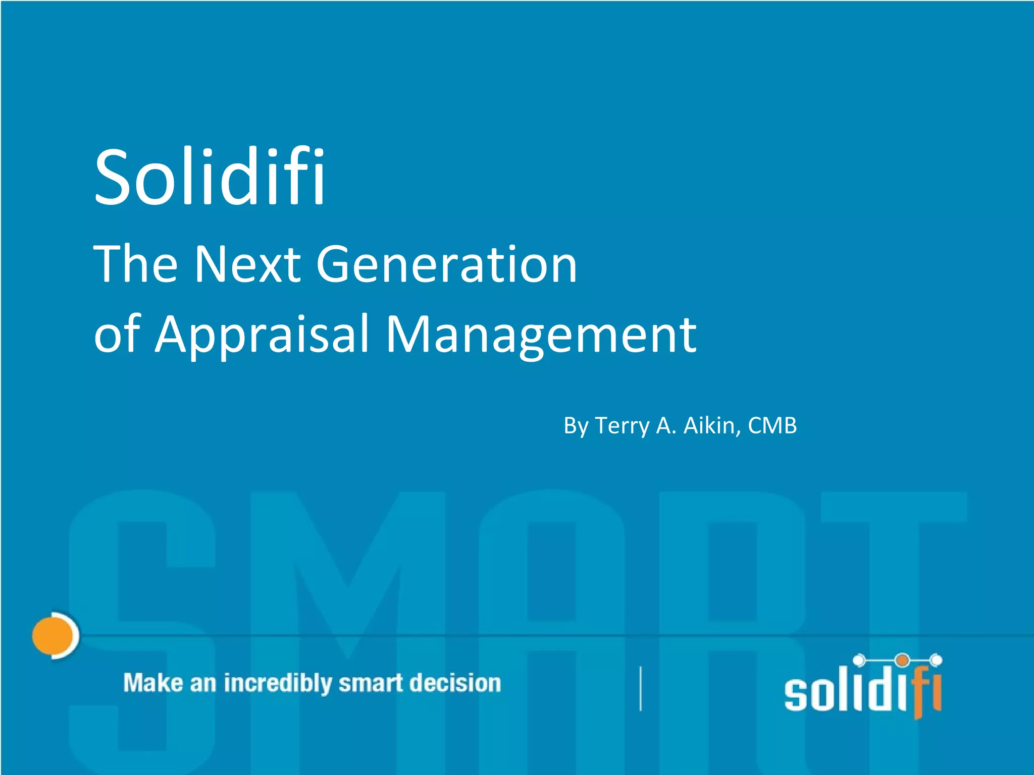 Solidifi Overview | PPT | Real Estate Industry | Industries