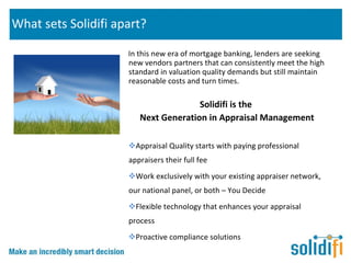 Solidifi Overview | PPT | Real Estate Industry | Industries