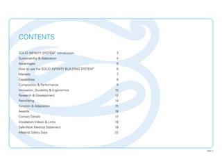 SOLID INFINITY Building SYSTEM Catalogue | PPT