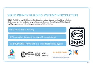 SOLID INFINITY Building SYSTEM Catalogue | PPT