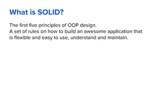 SOLID & IoC Principles | PPTX | Databases | Computer Software and ...
