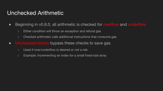 Solidity and Ethereum Smart Contract Gas Optimization | PPT