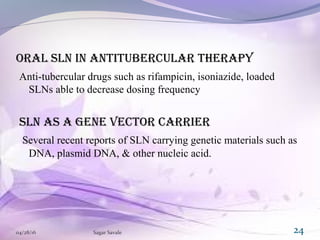 Solid lipid nanoparticle | PPT