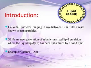 Solid lipid nanoparticle | PPT