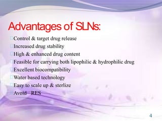Solidlipidnanoparticle ppt | PPTX