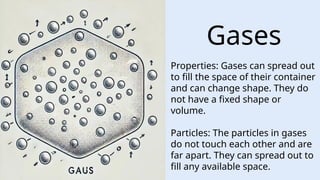 Solid, liquid and gas behavior as state of matters for students grade 7 ...