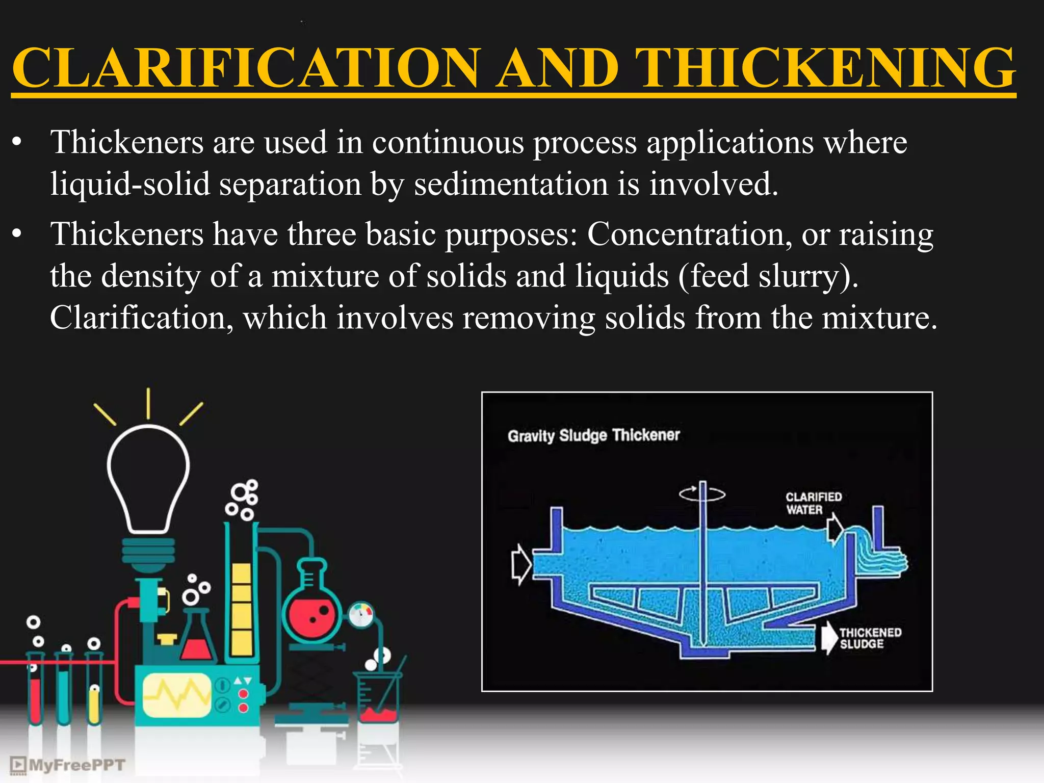 Solid liquid separation - unit operations | PPTX