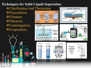 Solid liquid separation - unit operations | PPTX