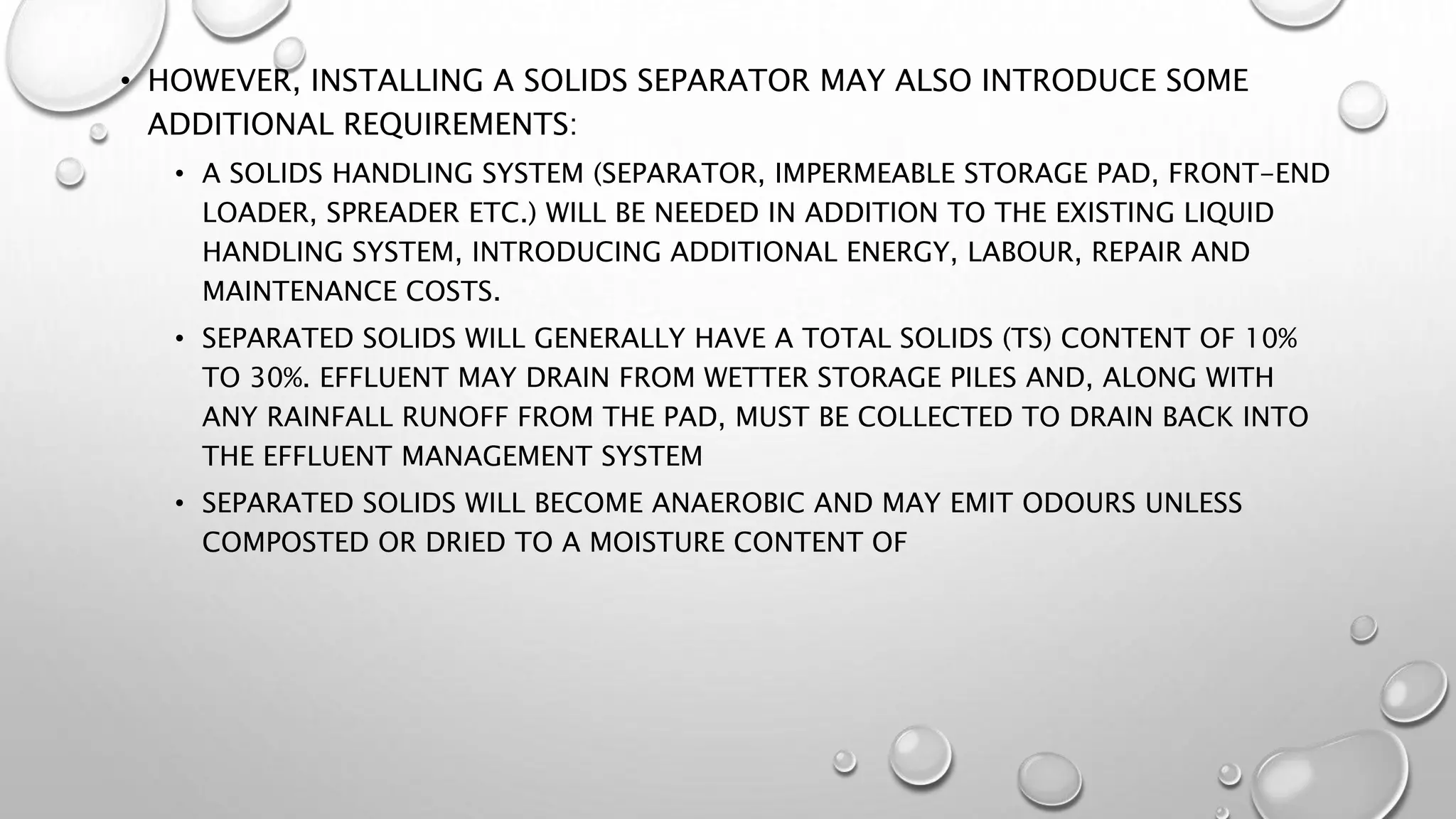 Solid–liquid separation systems | PPTX