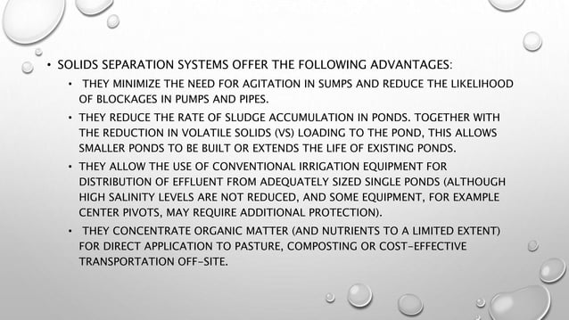 Solid–liquid separation systems | PPTX