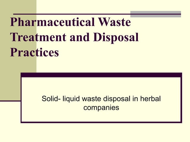 Media Disposal Procedure _ SOP for Disposal of Media : Pharmaguideline ...