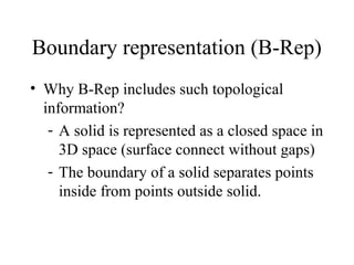 Solid modelling | PPT